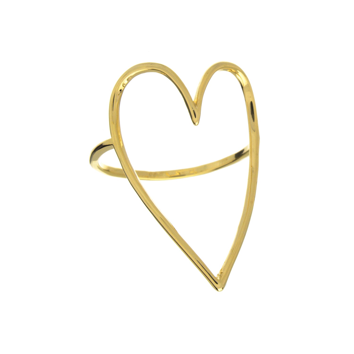 Heart Outline Ring - www.luxegrouponline.com